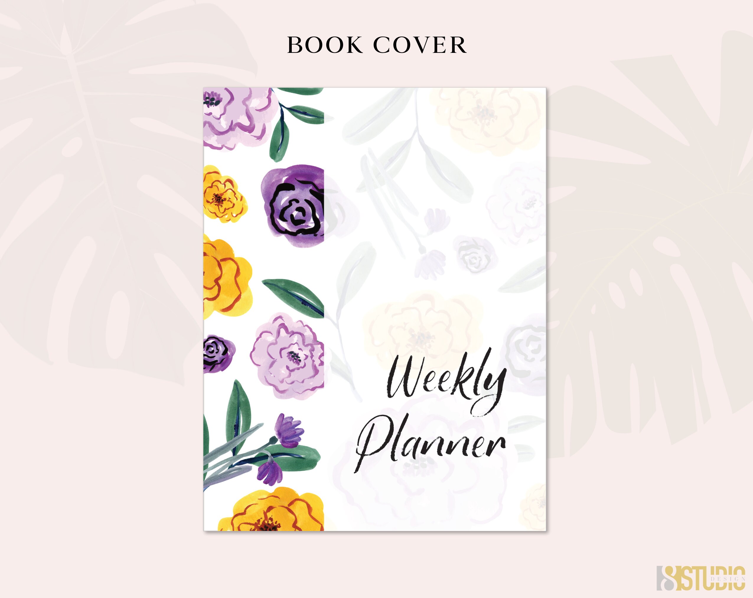 Weekly Planner Printable Floral Weekly Schedule To Do List | Etsy