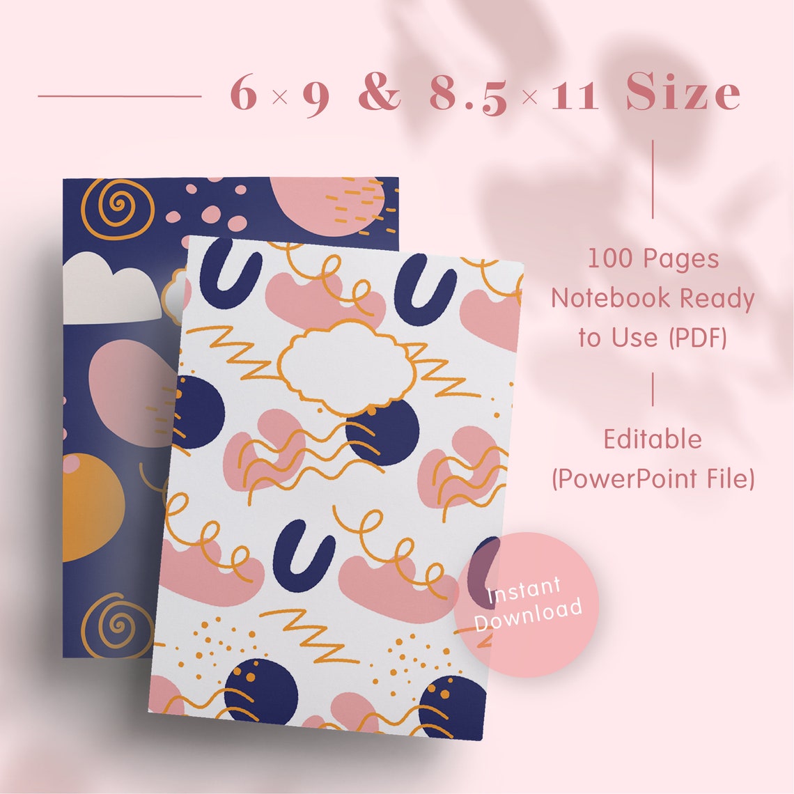 Paperback Book Cover 20 6x98.5x11 100pages Digital Pattern Notebook ...