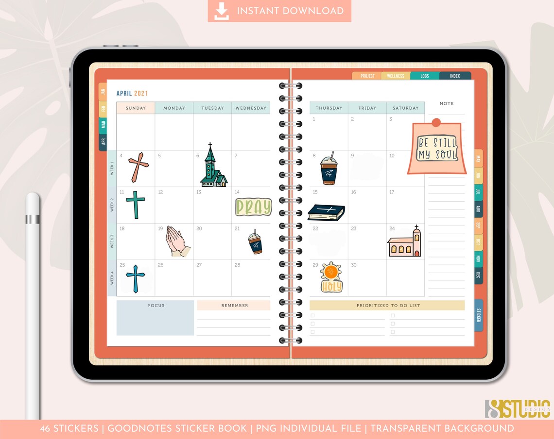 Bible Digital Stickers Digital Stickers for Goodnotes - Etsy