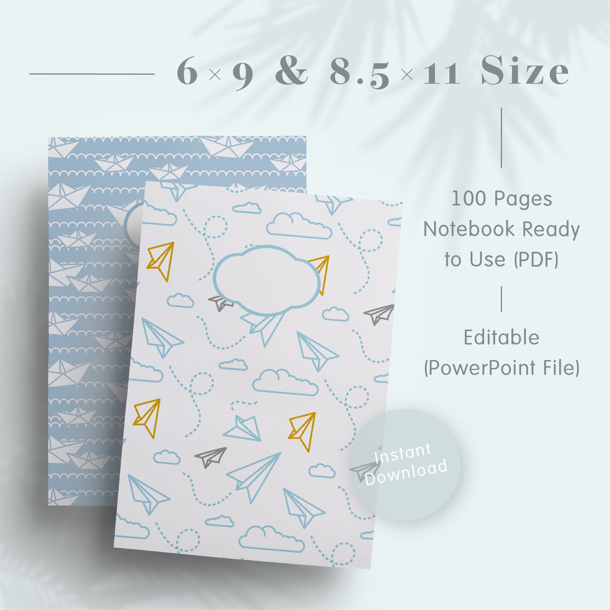 Paperback Book Cover 12 | 6x9+8.5x11 100pages | Digital Pattern ...