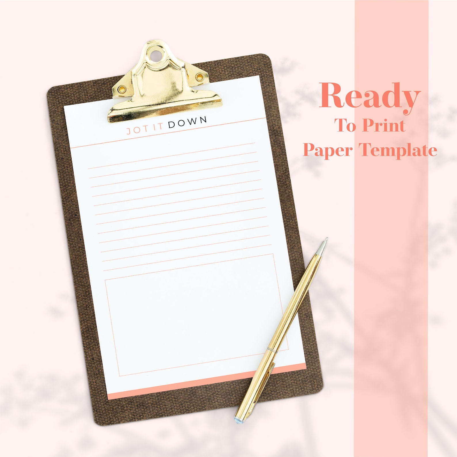 Jot It Down Planner Template - KDP Interiors Editable, Printable PDF ...