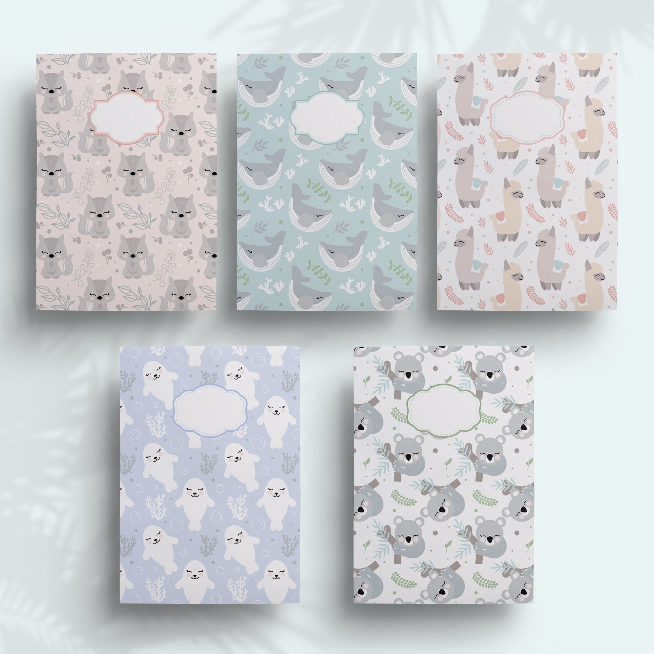 Paperback Book Cover 8 | 6x9+8.5x11 100pages | Digital Pattern Notebook ...