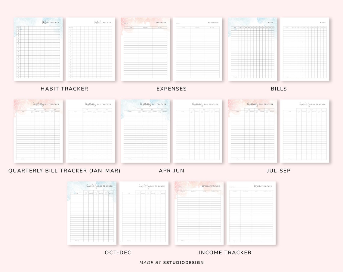 Goal Planner - Planner Printable, Goal Digger, Goal Tracker, Goal Board ...