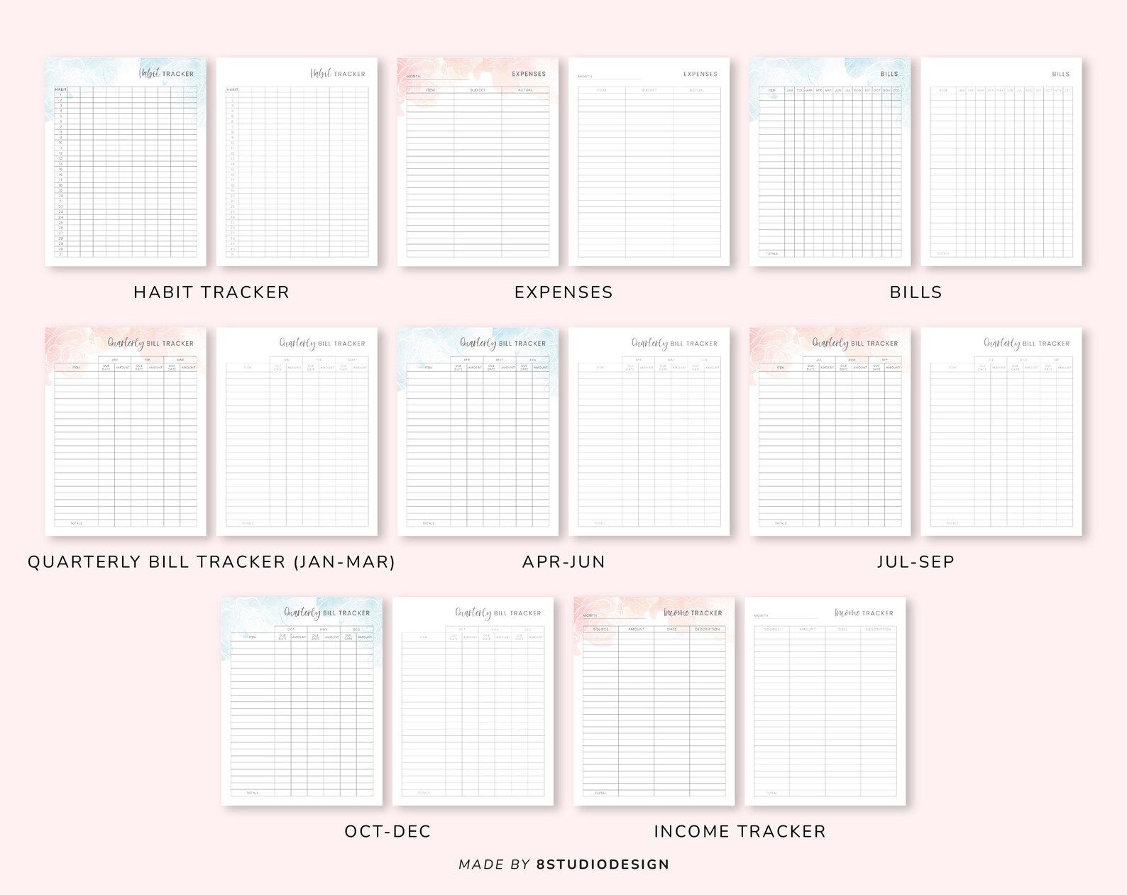 Goal Planner - Planner Printable, Goal Digger, Goal Tracker, Goal Board ...