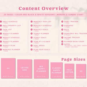 Goal Planner Planner Printable Goal Digger Goal Tracker | Etsy