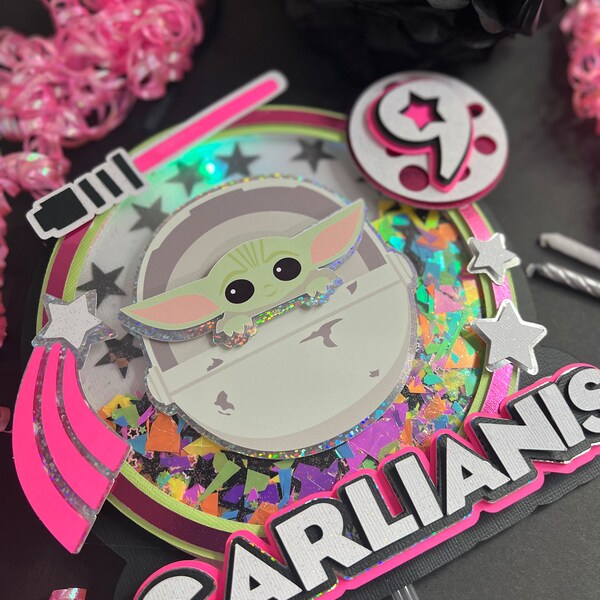 Shaker Cake Topper - Etsy