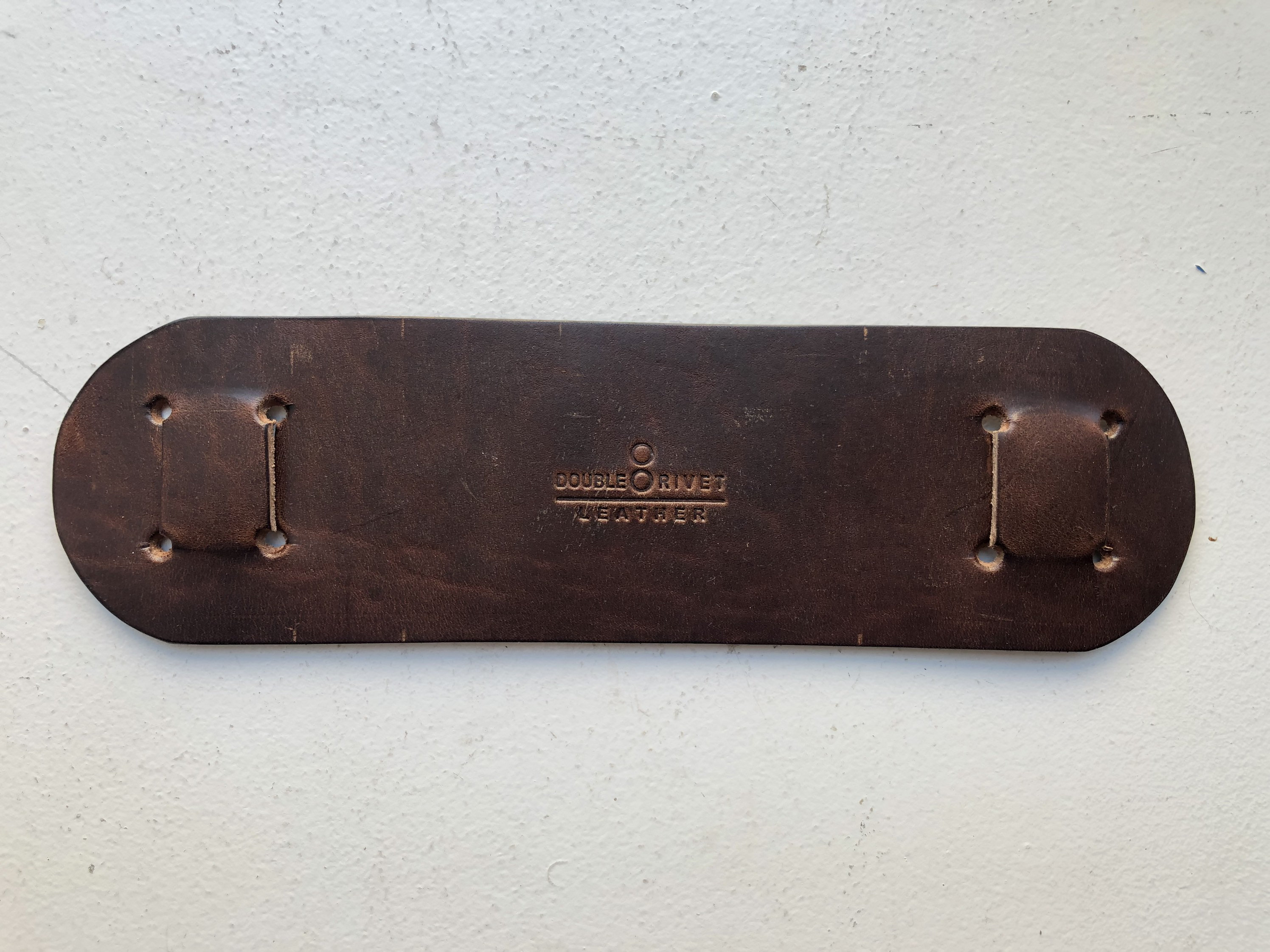 Thick Leather Shoulder Strap Pad Made in America With American Leather ...