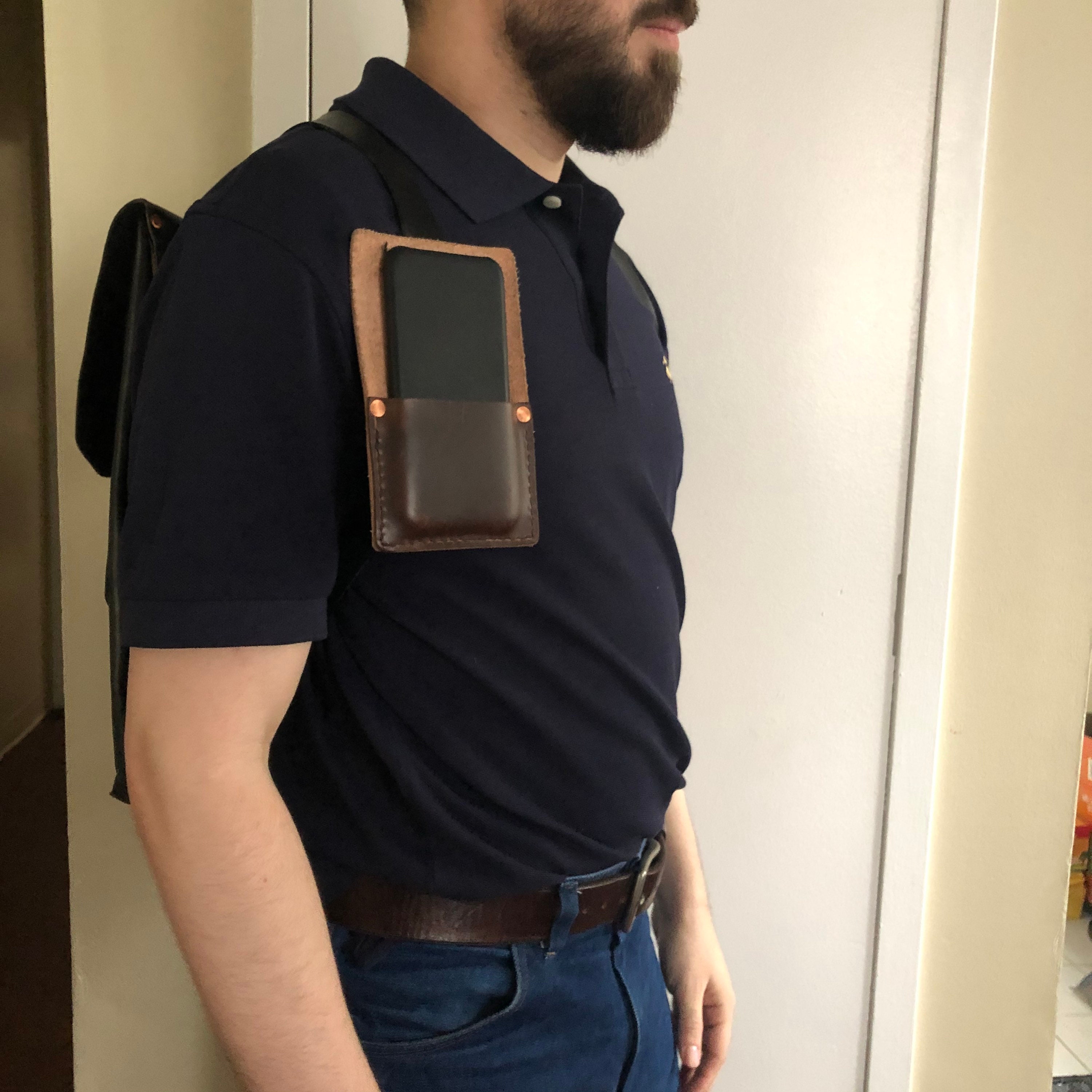 Full Grain Leather Versacase Phone Holster for Belt and Backpack - Etsy