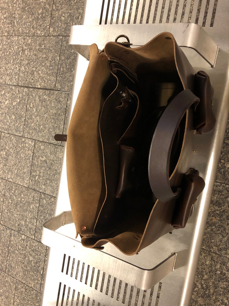 The All American Leather Field Briefcase - Etsy