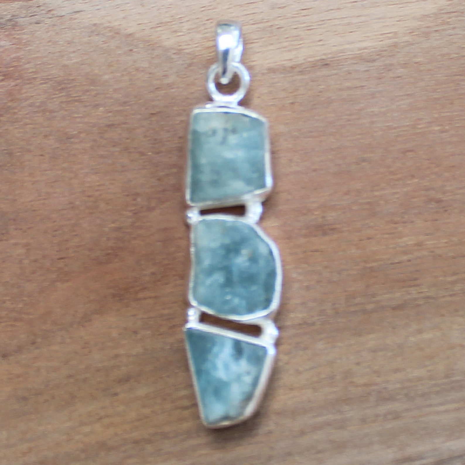 925 Solid Sterling Silver Raw Rough Cut Semi Precious Natural - Etsy