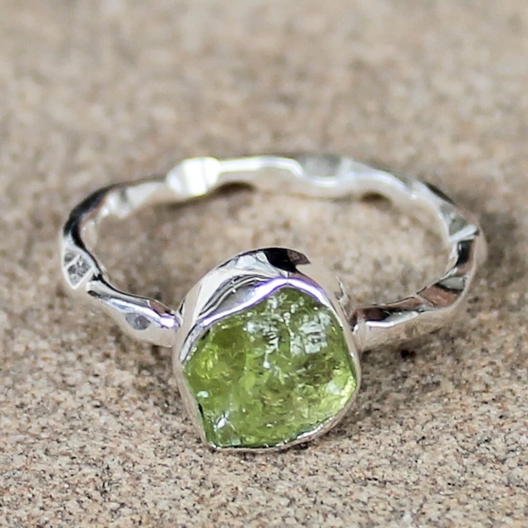 925 Massiv Sterling Silber Raw Rough Cut Halbedelstein Natürlicher ...