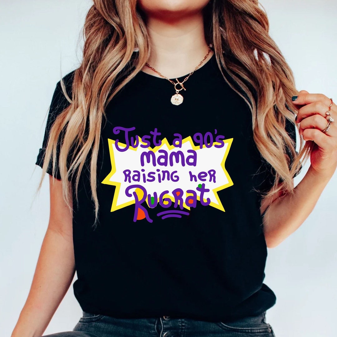 Just a 90's Mama Raising Her Rugrat Png,rugrats Cricut,silhouette,mom ...