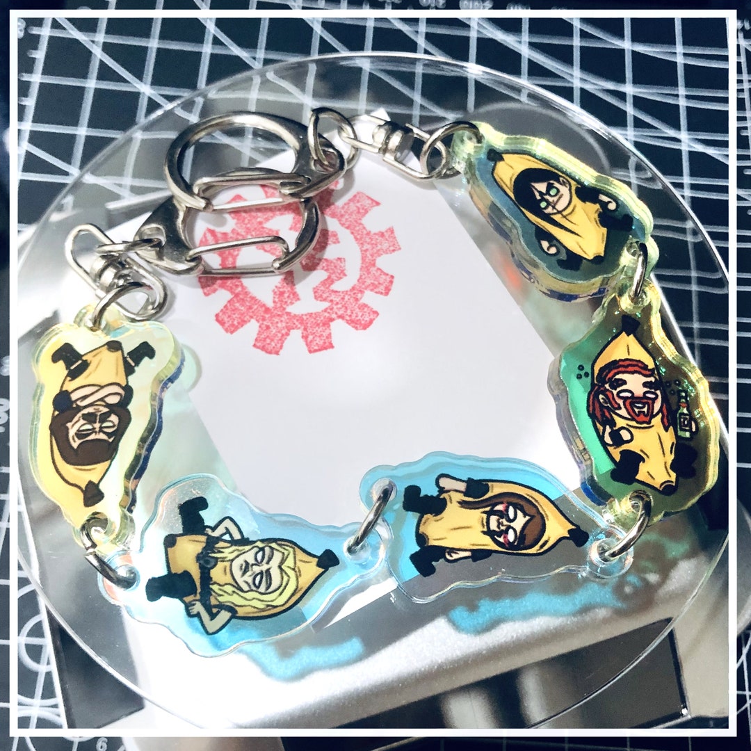 Mini Banana Dethklok String Acrylic Charms/keychains, Metalocalypse - Etsy