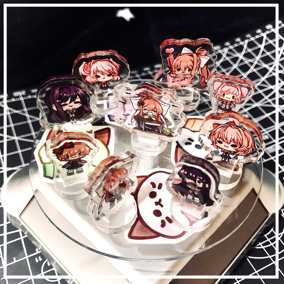 Mini Tiny DDLC Acrylic Stands, Doki Doki Literature Club! - Etsy