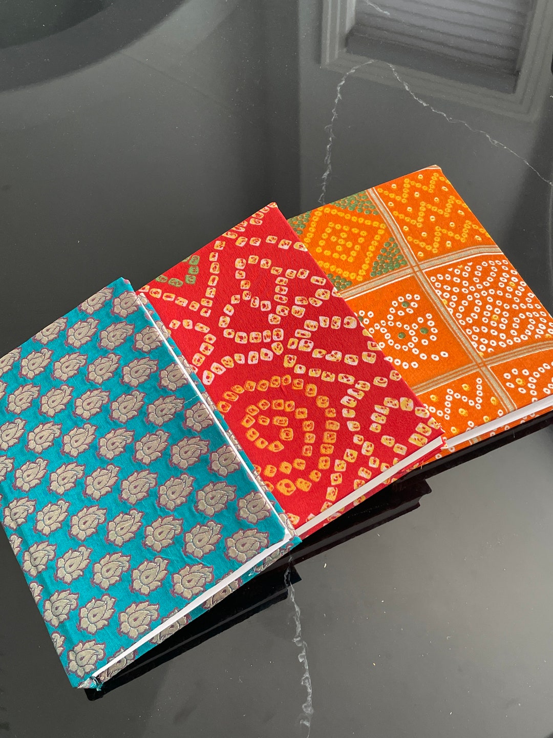Bandhani Notebook, Desi Gifts, Sketchbook, Fabric, Indian Notebook ...