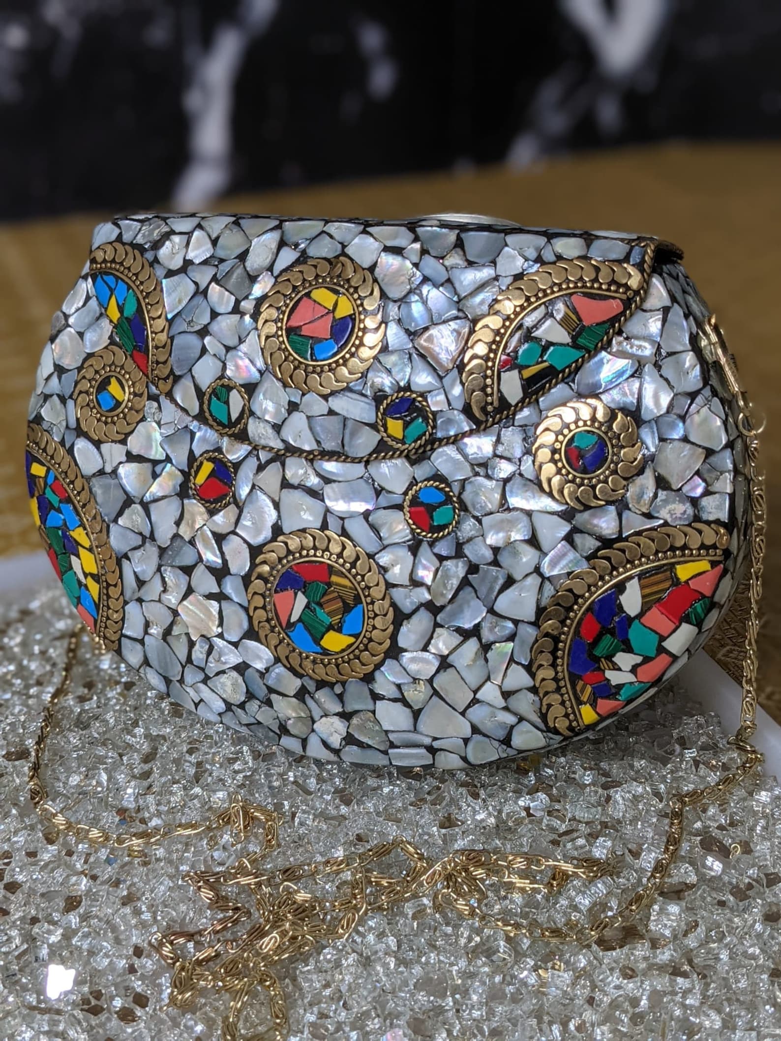Mosaic Tile Clutch Handbag Bridesmaid Gifts South Asian - Etsy