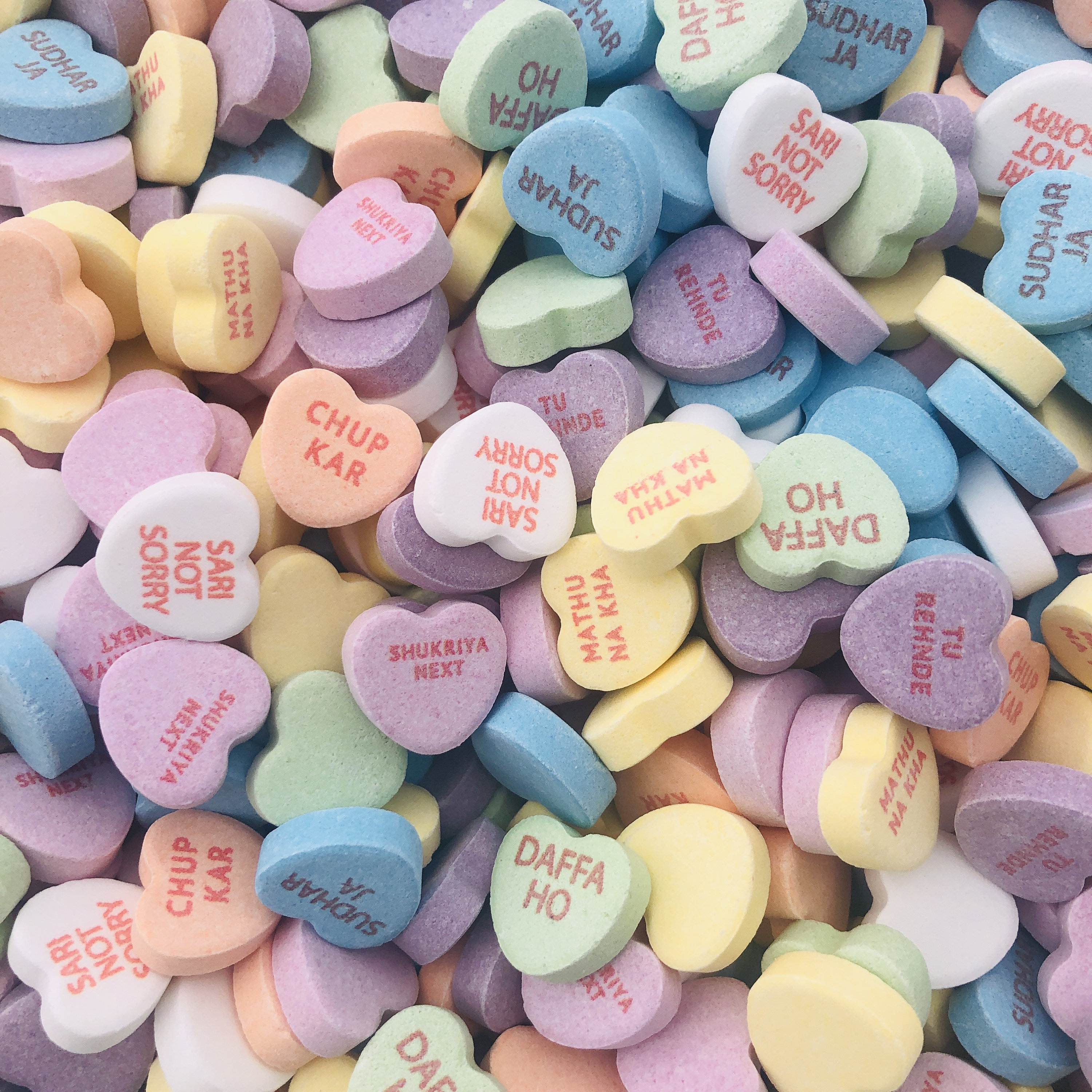 Indian Candy Hearts Desi Valentines South Asian Gifts - Etsy