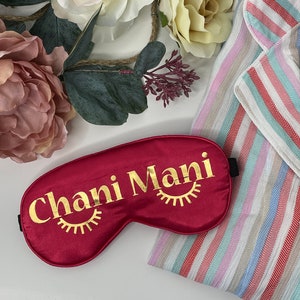 Desi Eyemasks, Dulhan Eyemasks, Indian Gifts, Desi Gifts, South Asian ...