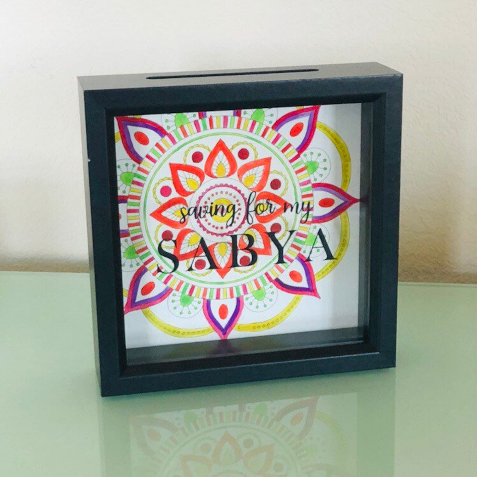 Money Bank Indian Slogans Piggy Bank Memory Box Shadow - Etsy