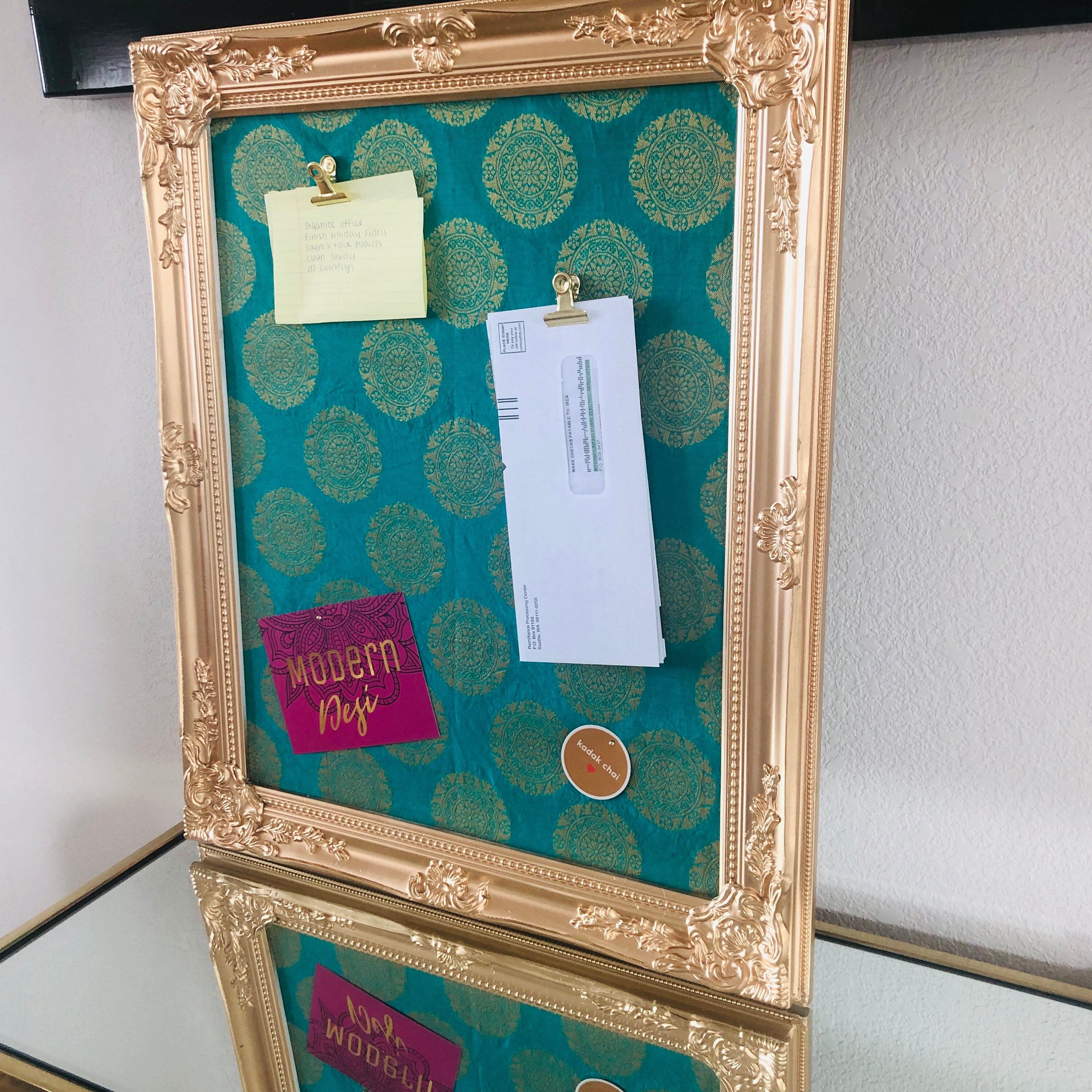 Saree Cork Board Indian Home Decor Desi Bulletin Board - Etsy