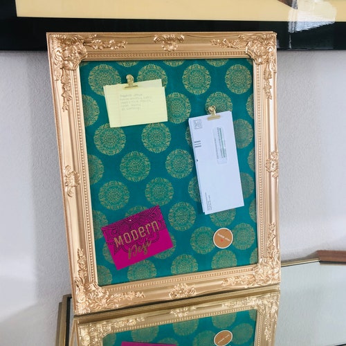 Saree Cork Board Indian Home Decor Desi Bulletin Board - Etsy