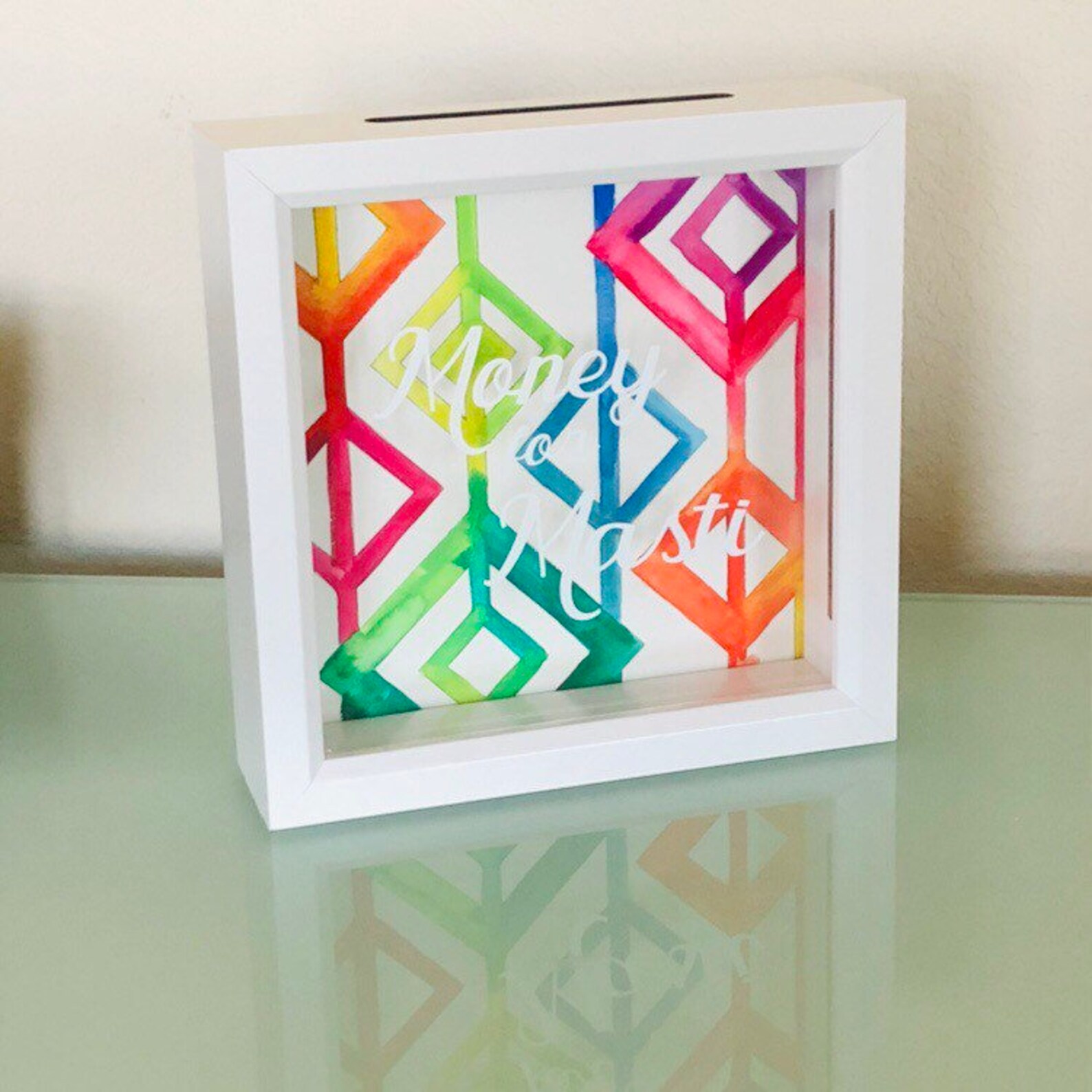 Money Bank Indian Slogans Piggy Bank Memory Box Shadow - Etsy