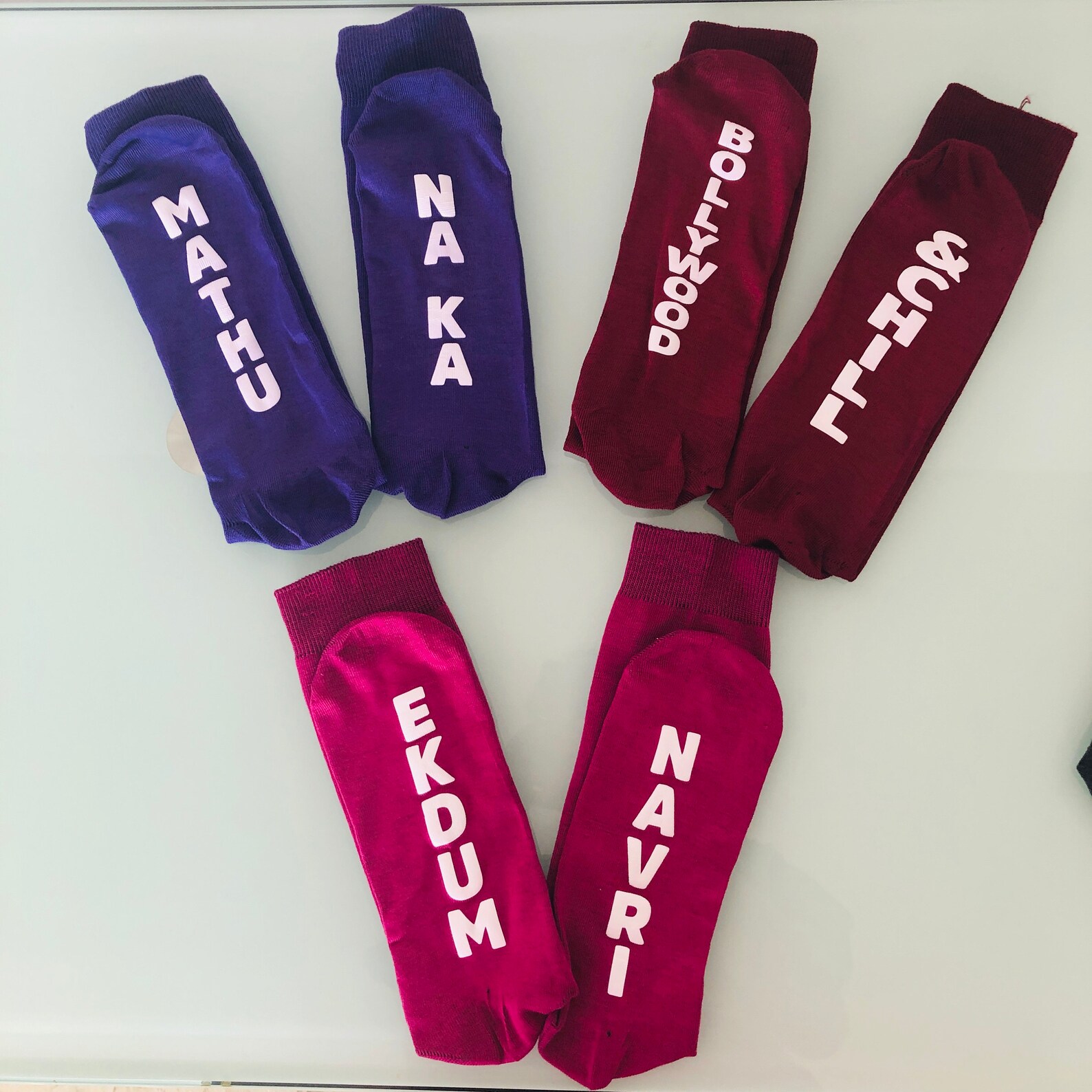 Desi Socks, Fun Indian Socks, Crew Socks, Colorful Socks, Unisex Socks ...