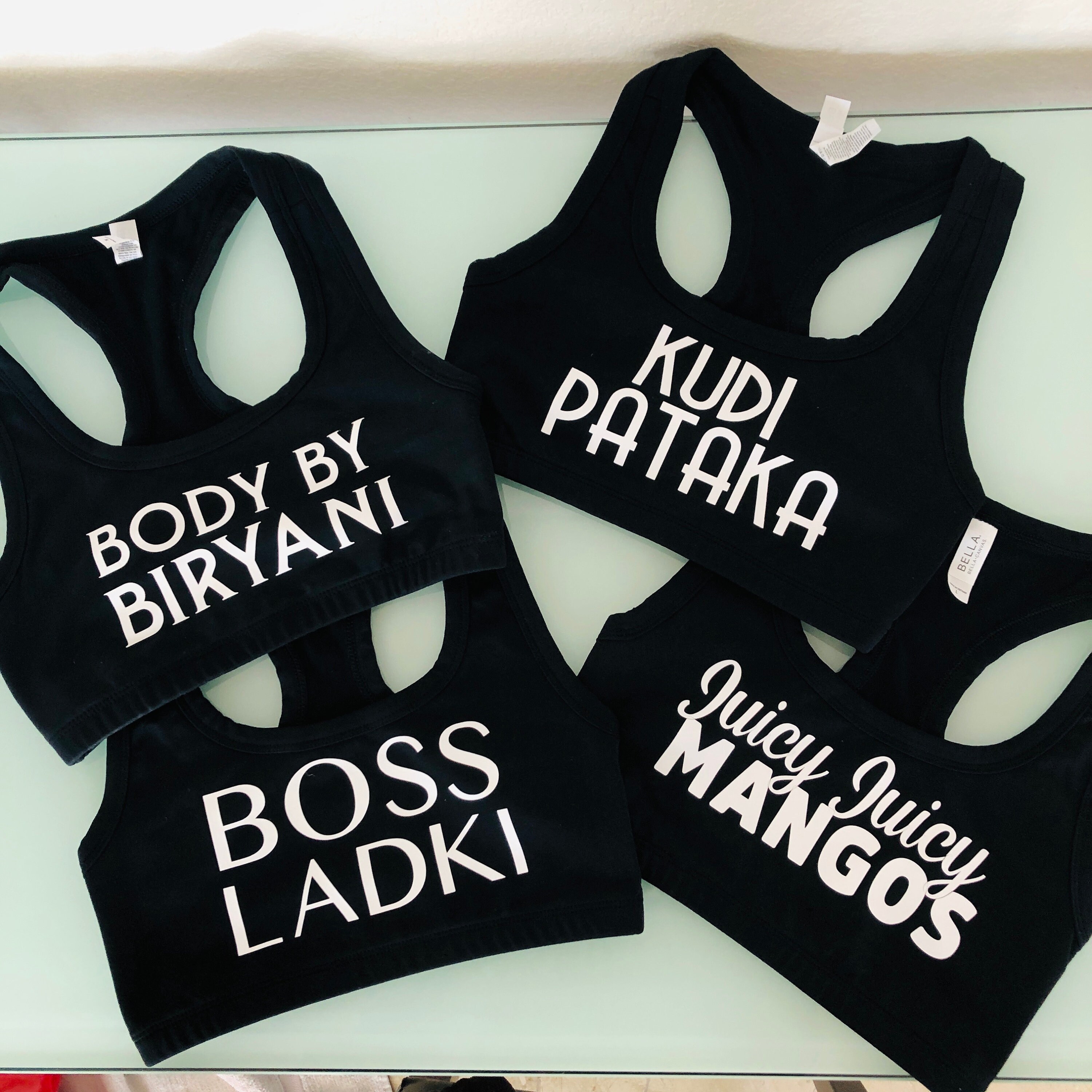 Desi Sports Bra, Indian Fitness, South Asian Apparel, Boss Ladki - Etsy
