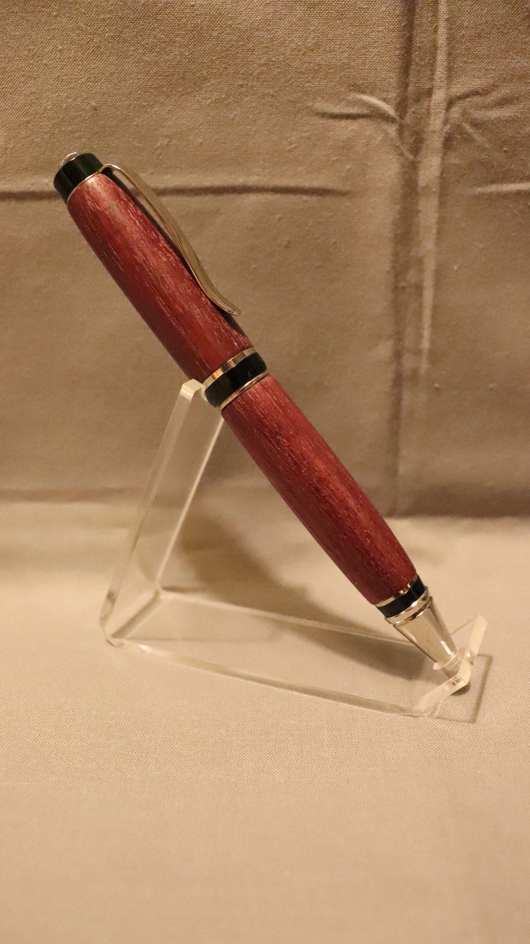 Big Ben Ballpoint Twist Pen Purpleheart Wood - Etsy