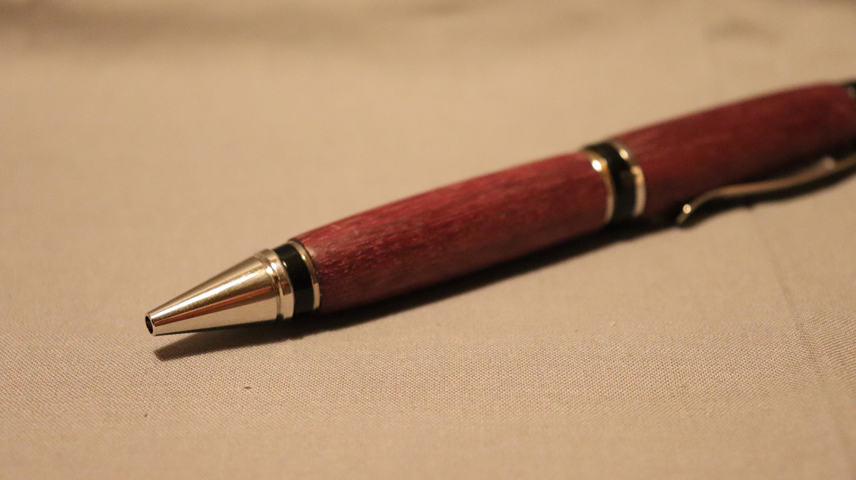 Big Ben Ballpoint Twist Pen Purpleheart Wood - Etsy
