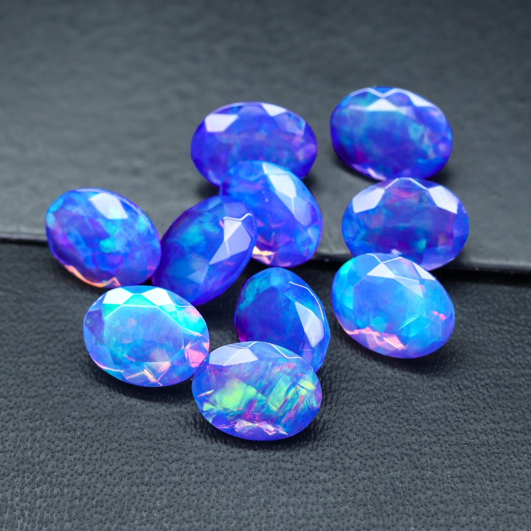 Oval Opal Stone for Making Jewelry, October Birthstone, AAA Ethiopian ...
