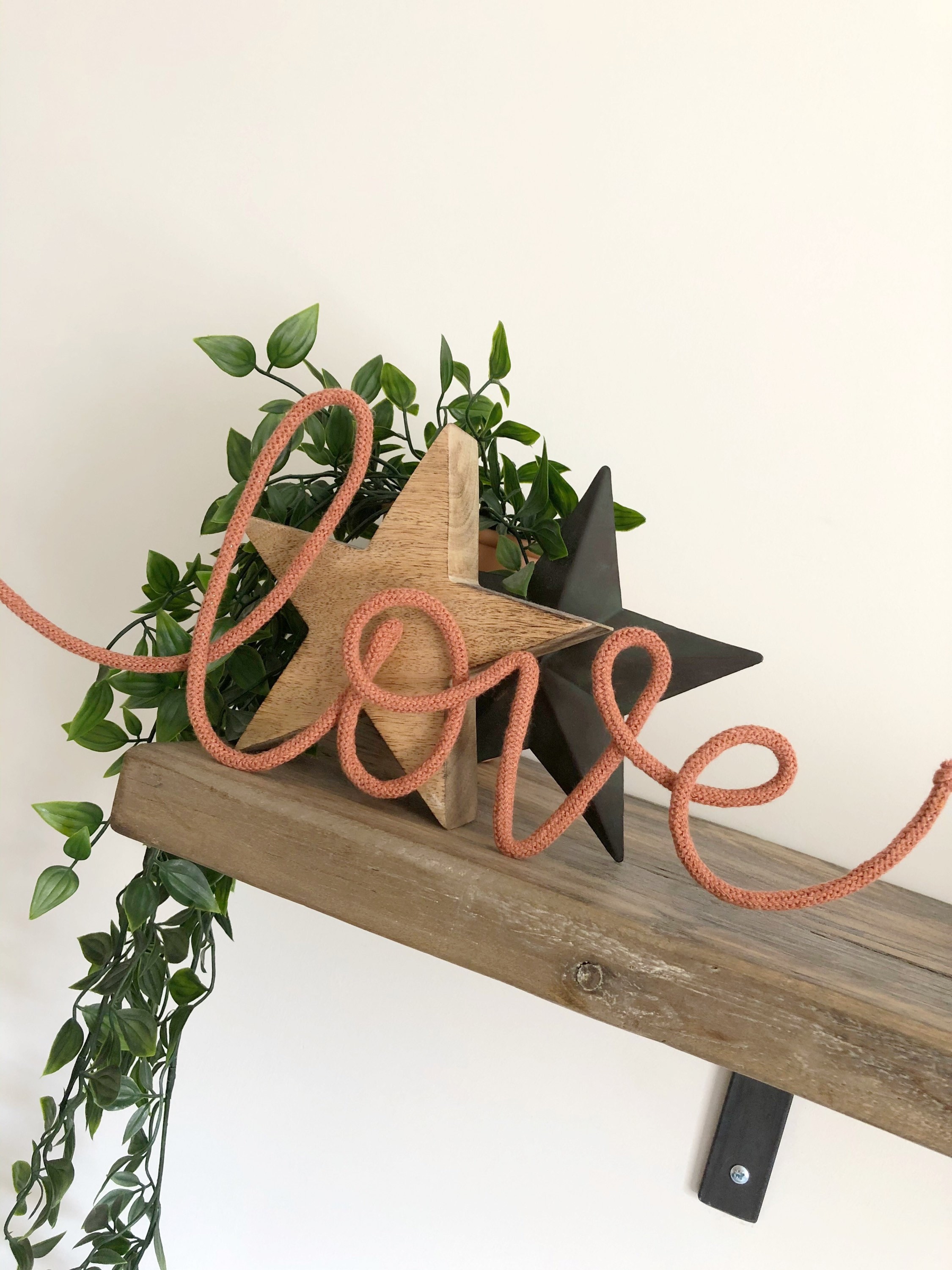 Wooly Words Wire Art Kids Decor Colourful Wire Words | Etsy