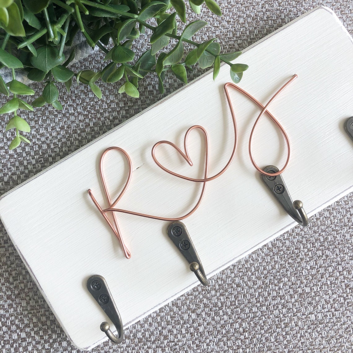 Personalised Keyhook New Home Gifts Key Hooks Wooden Key | Etsy