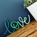 Wooly Words Kids Decor Colourful Wire Words Childrens Bedroom Signs ...