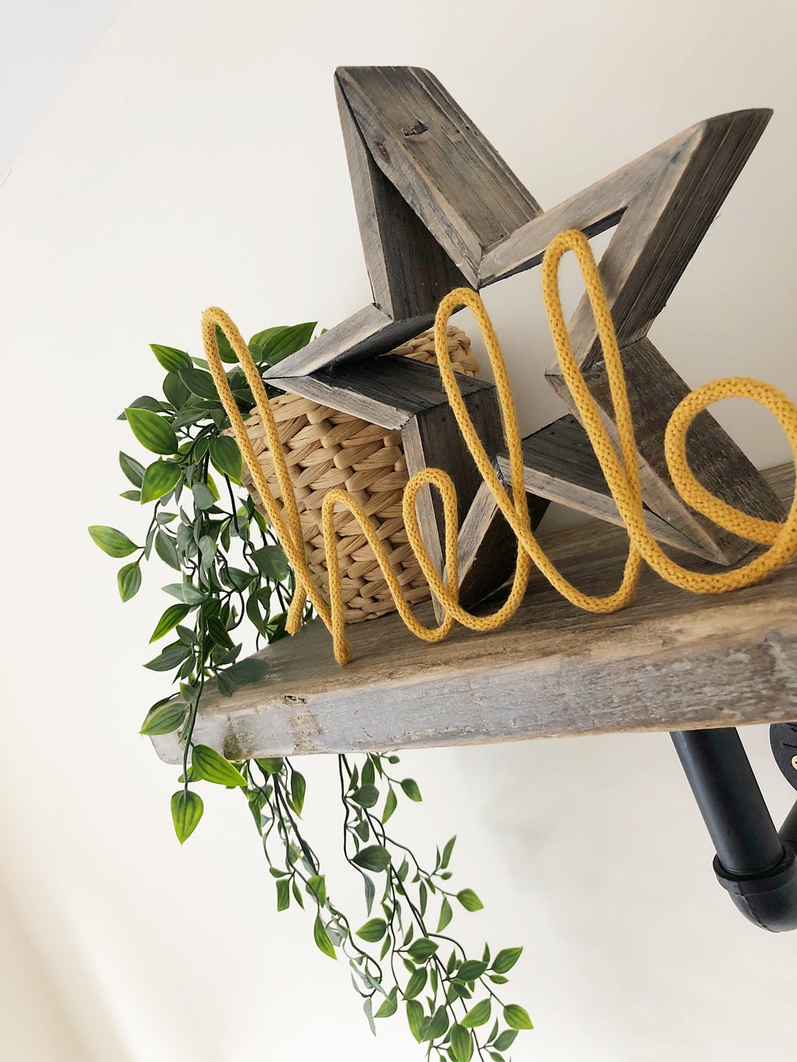 Wooly Words Wire Art Kids Decor Colourful Words - Etsy