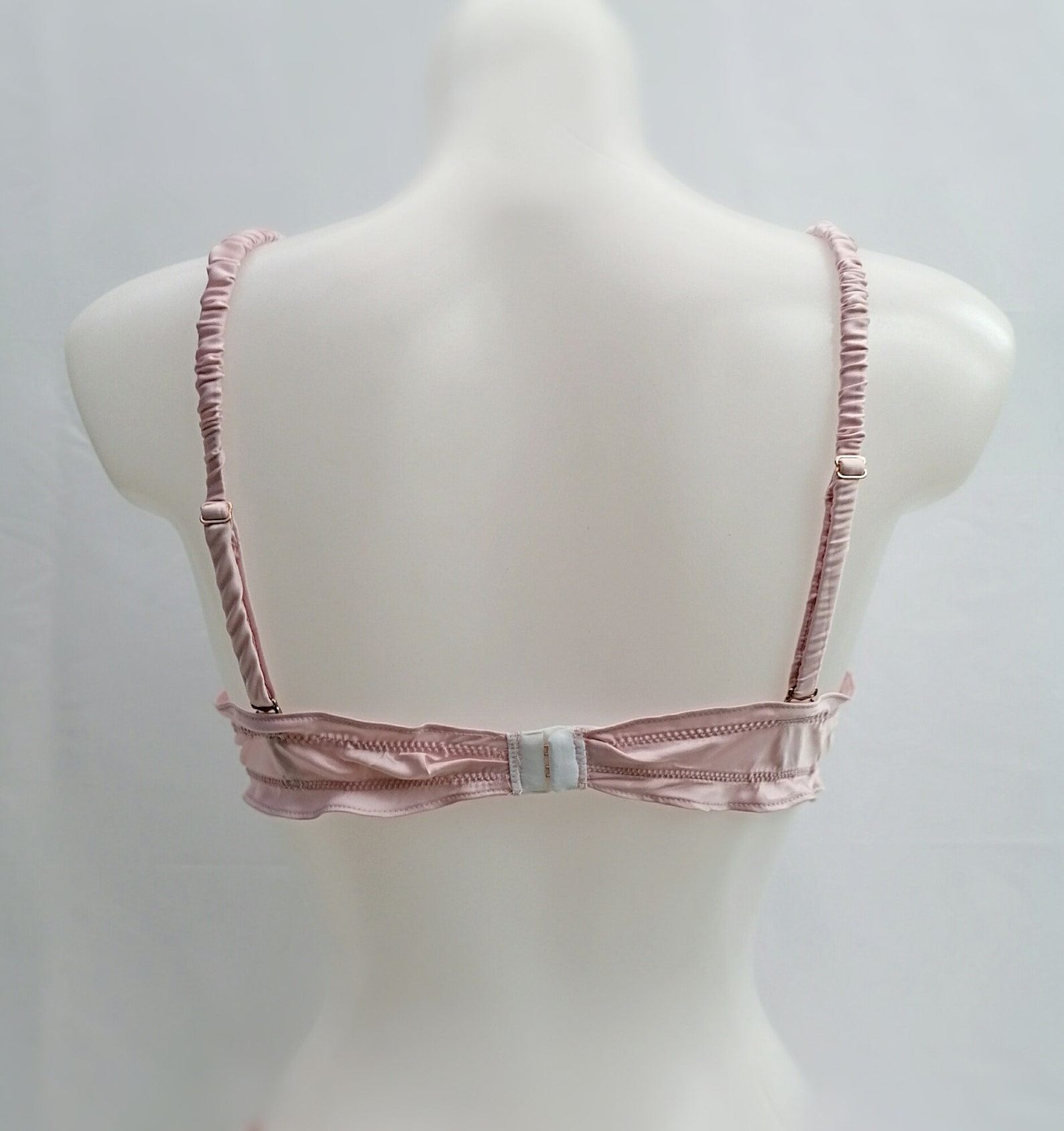 Babe Ruffle Silk Satin Bralette - Etsy