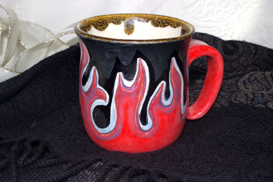 Small Flame Mug - Etsy
