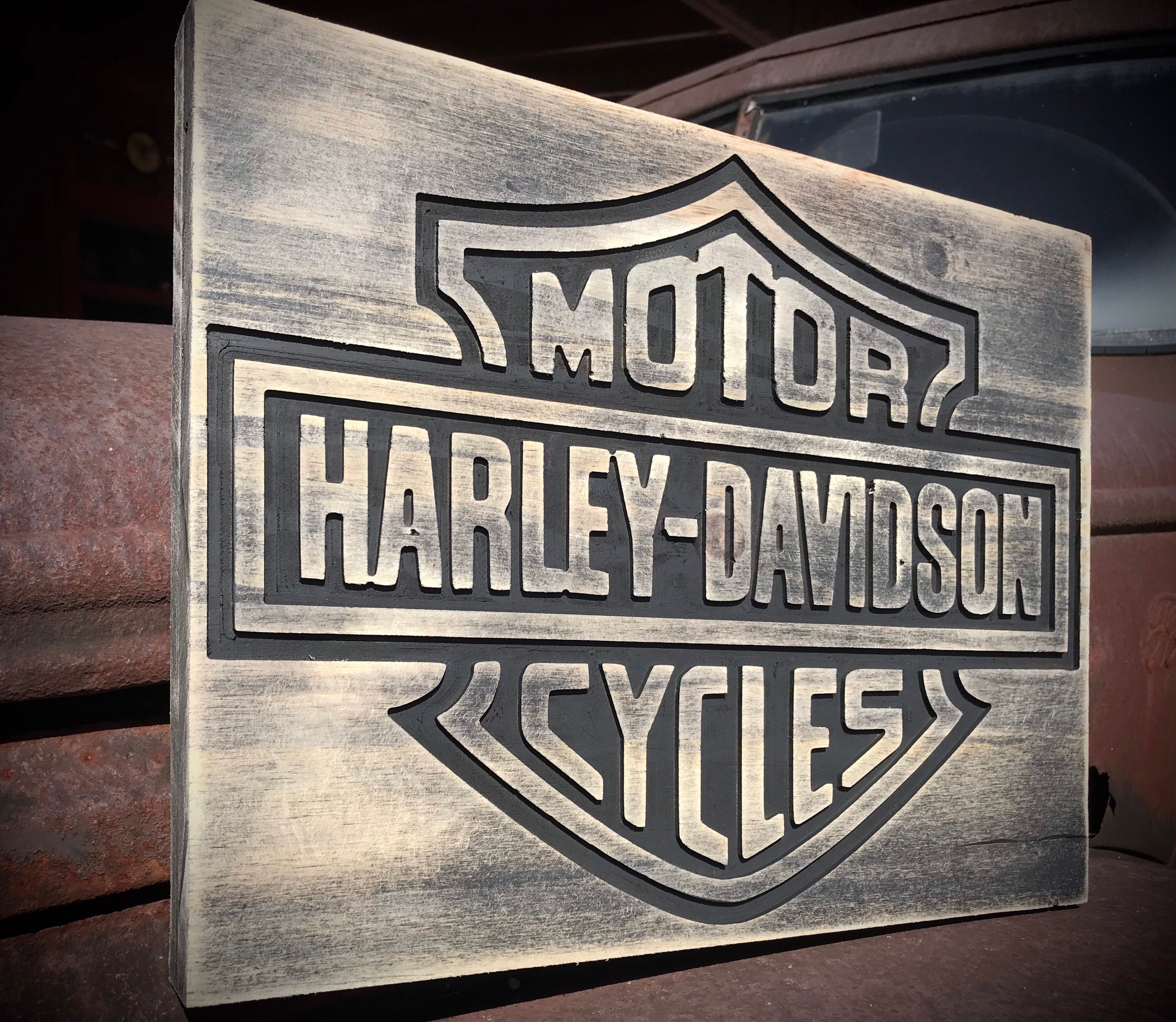 Wood Motorcycle Engine Shovel Head Sign - Etsy