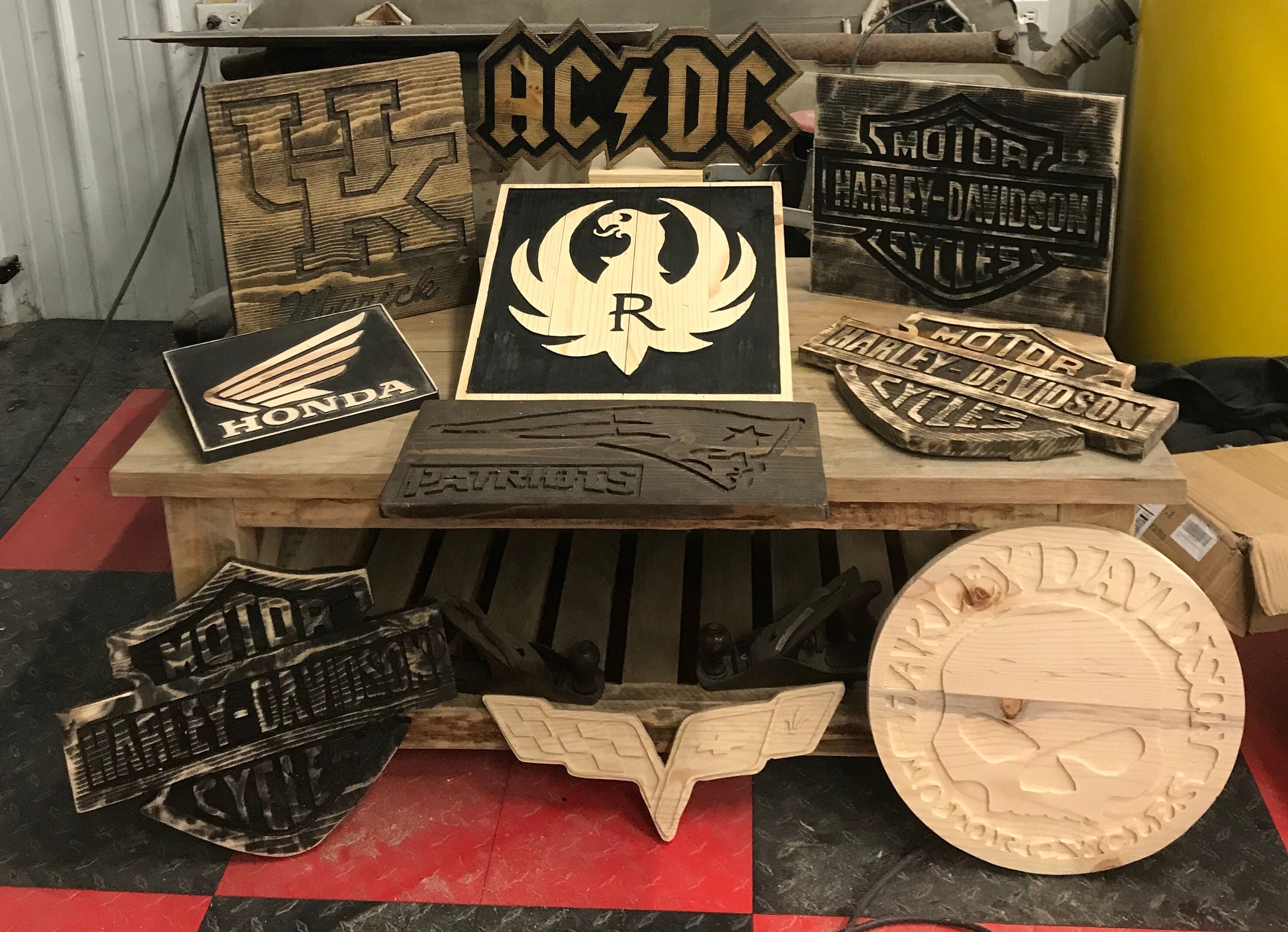 Makers Mark wood sign | Etsy