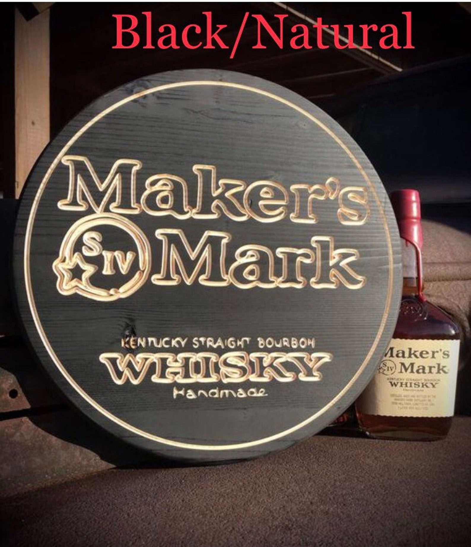 Makers Mark Wood Sign - Etsy