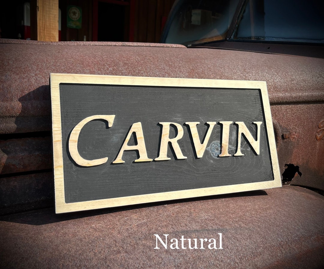 Carvin Guitar Amp Sign Wood Carved Sign - Etsy