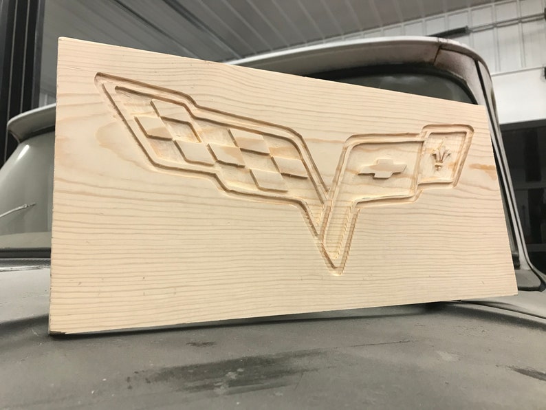 Wooden corvette sign | Etsy