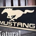 Mustang Sign Wood Carved - Etsy