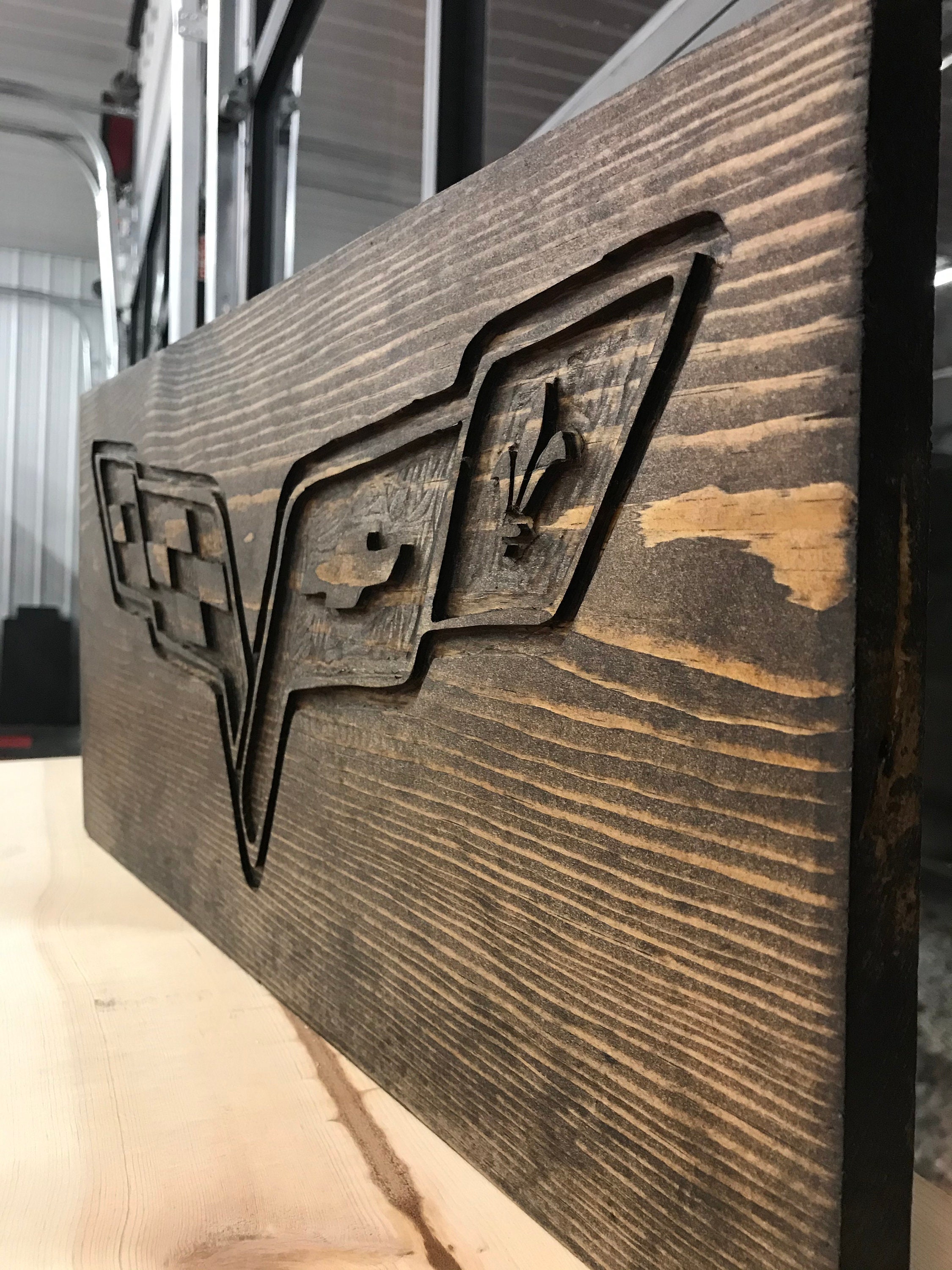 Wooden Corvette Sign | Etsy