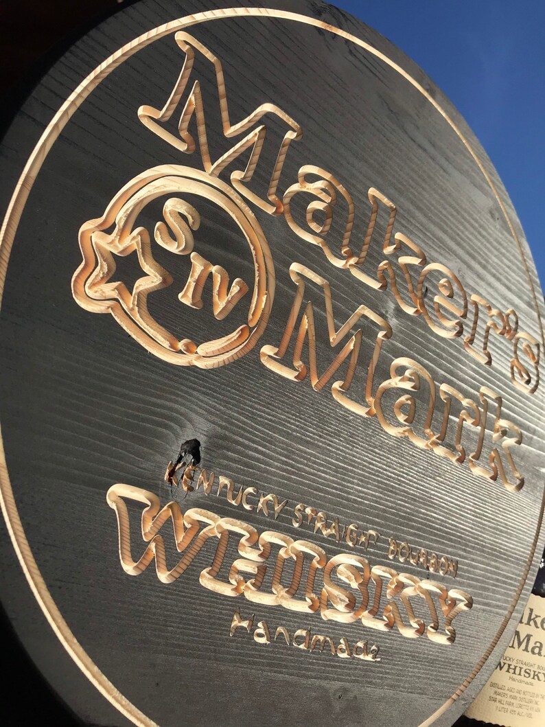 Makers Mark Wood Sign - Etsy