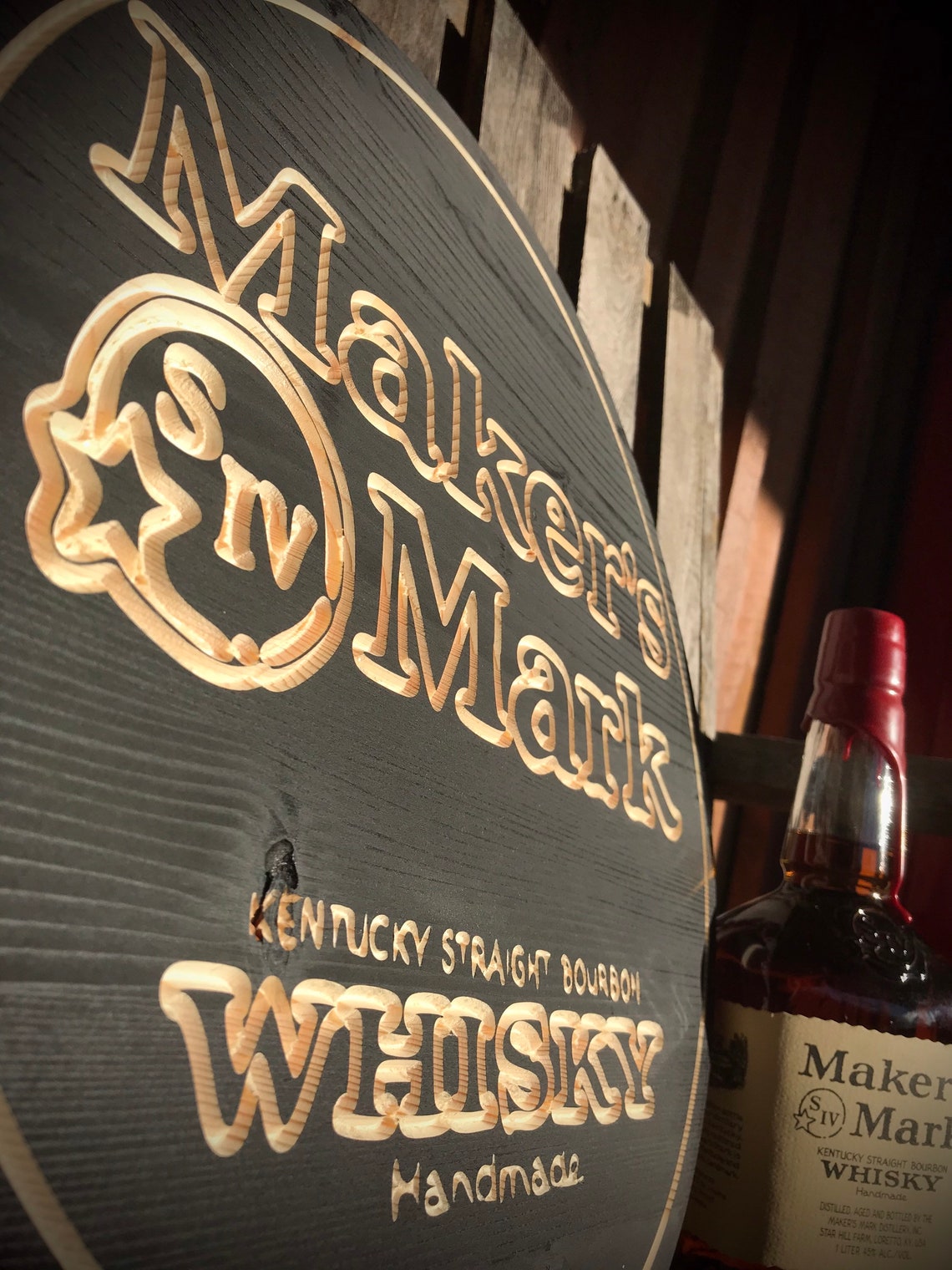 Makers Mark Wood Sign - Etsy