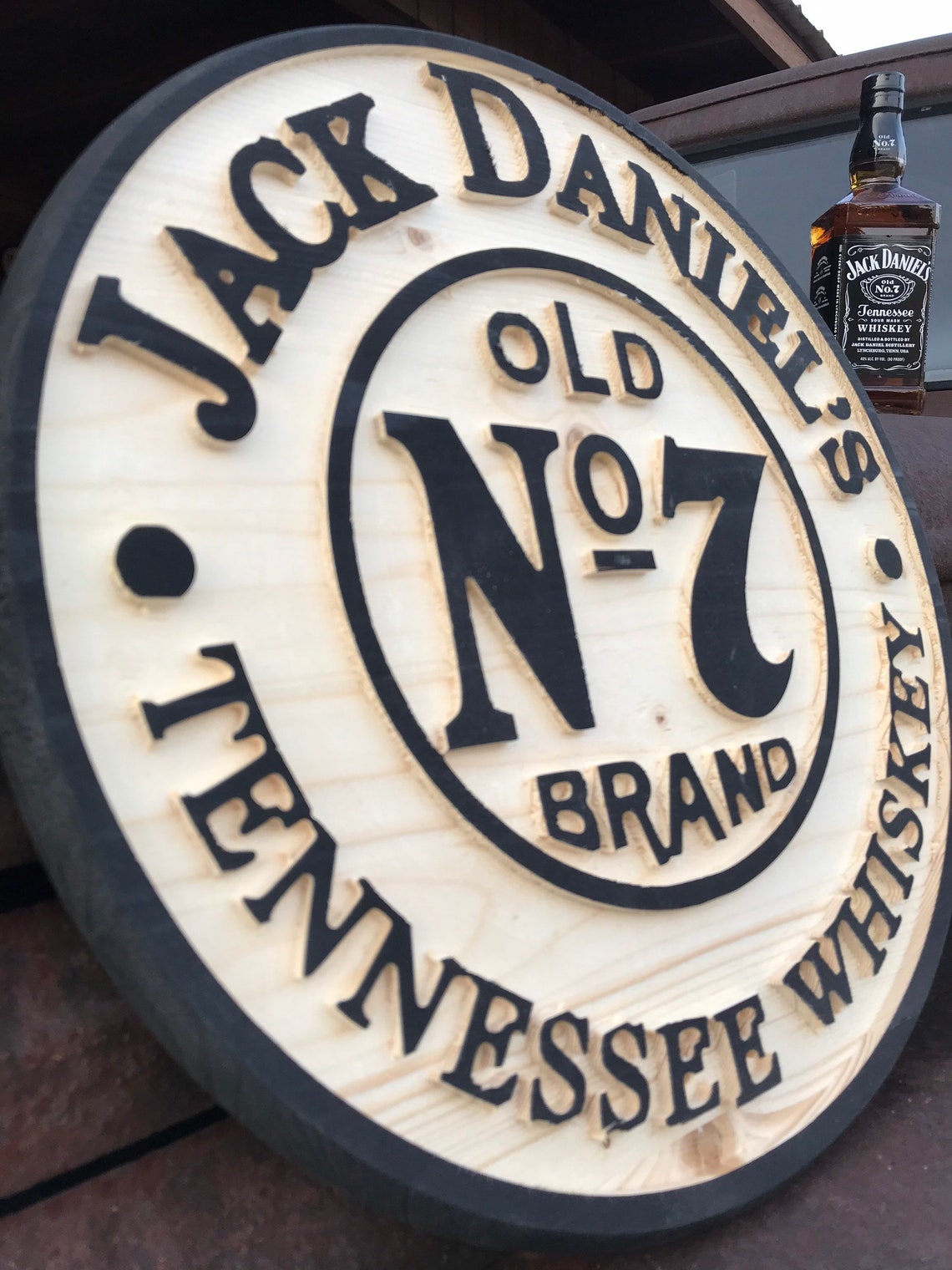 Jack Daniels wood sign | Etsy