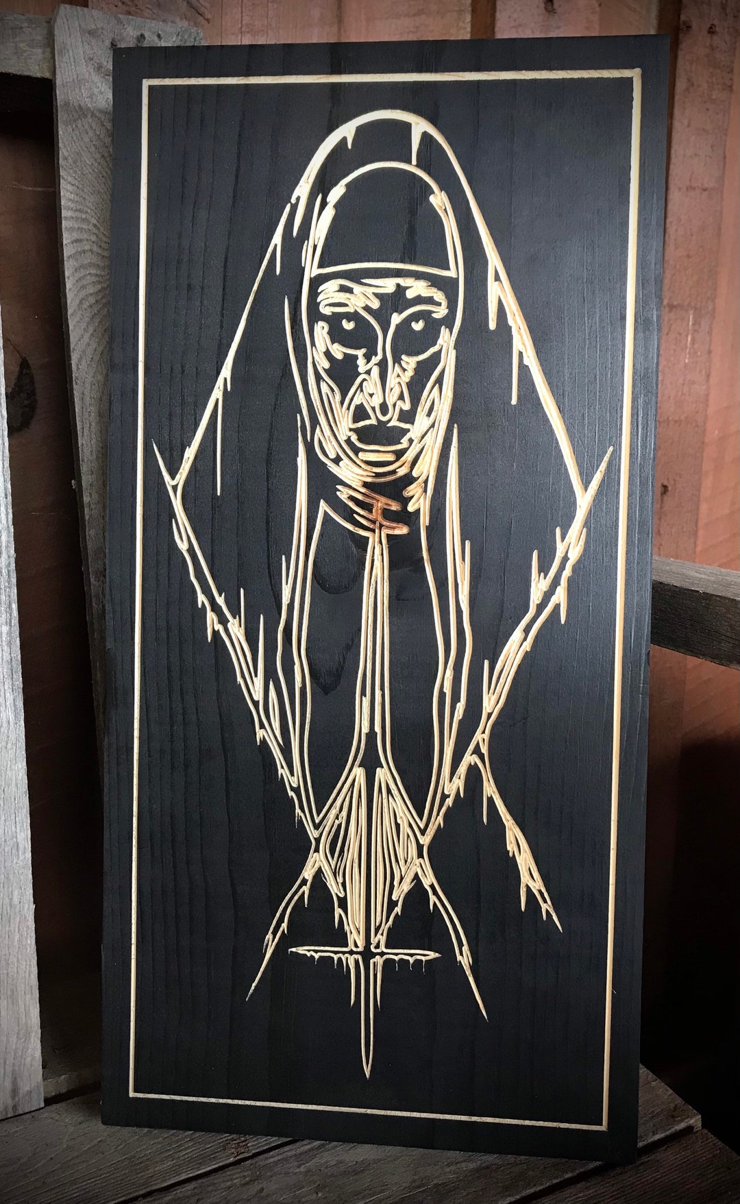 The Nun Conjuring Sign - Etsy