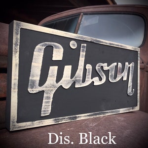 Gibson Guitar Sign Wood Carved Sign - Etsy