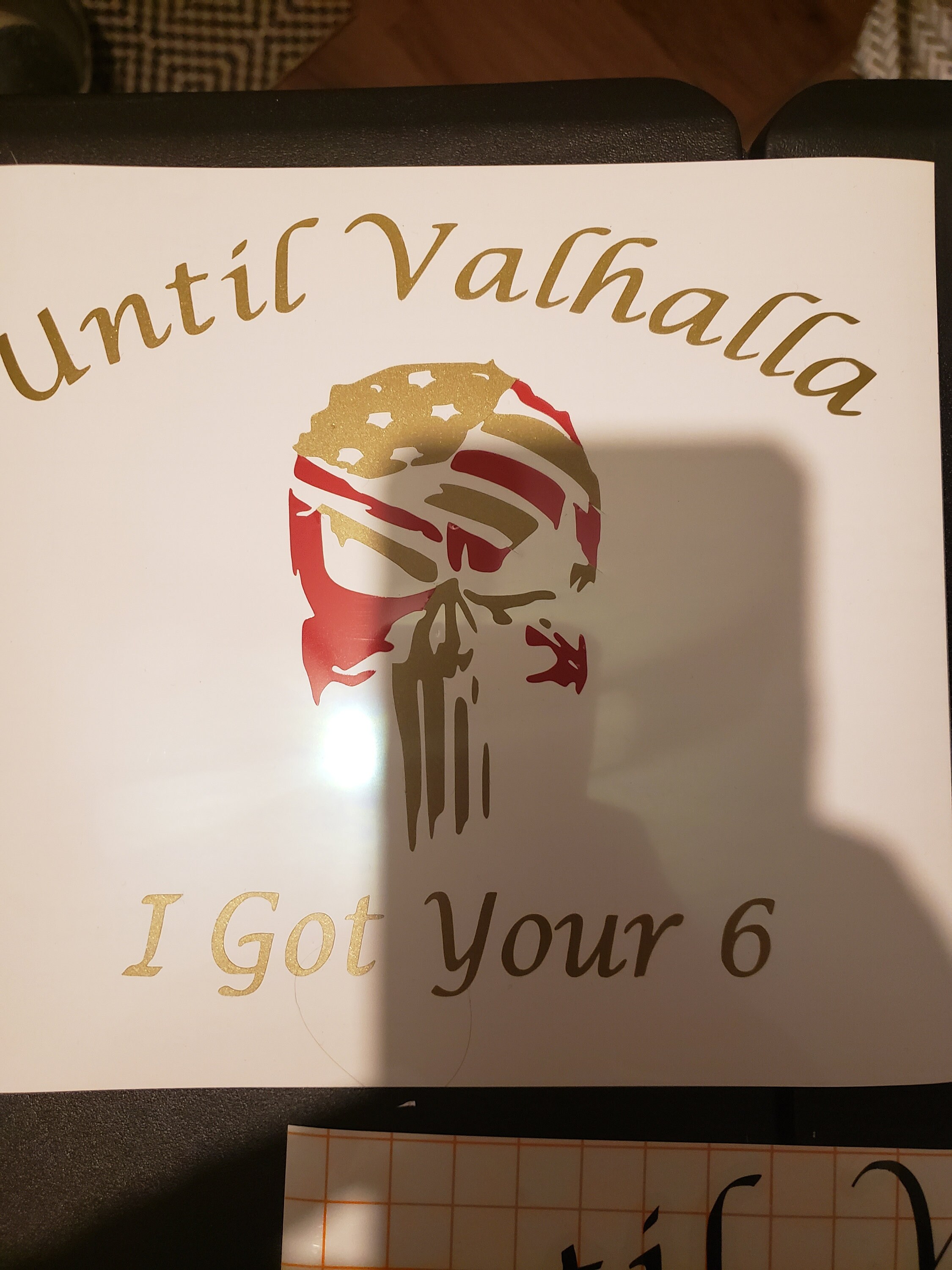 Until Valhalla Two Color Decal - Etsy